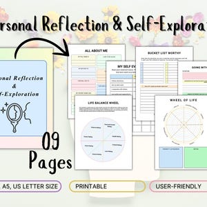 Mental Health Journal Bundle Printable,digital Mentalhealth Planner ...