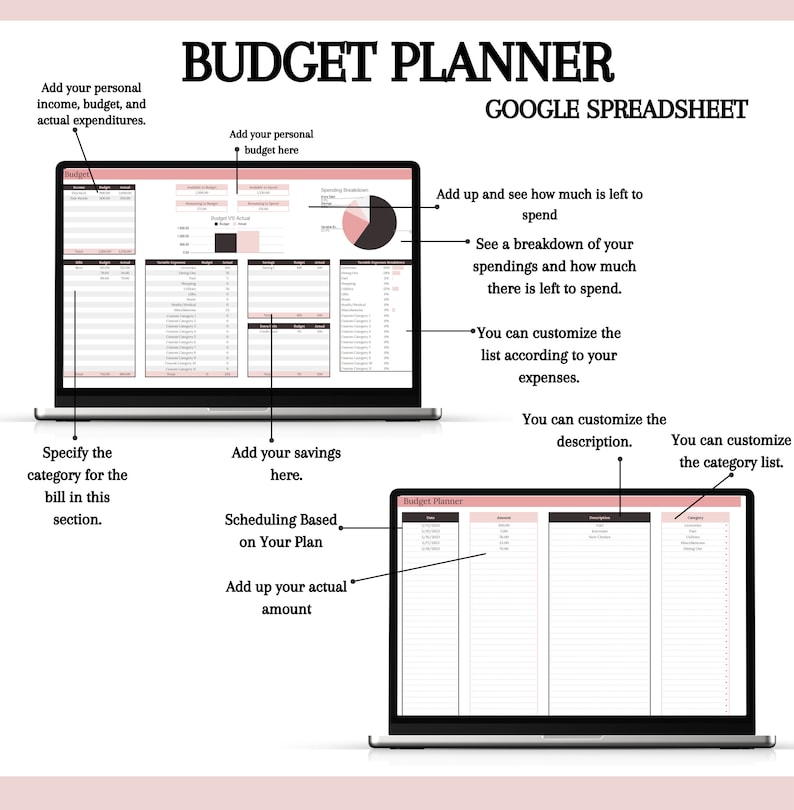 Google Sheet Life Planner Habit Tracker Daily Schedule Task Tracker ...
