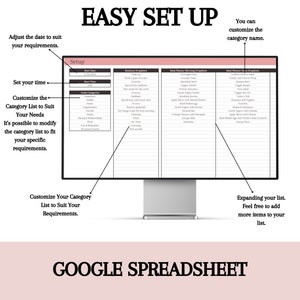 Google Sheet Life Planner Habit Tracker Daily Schedule Task Tracker ...