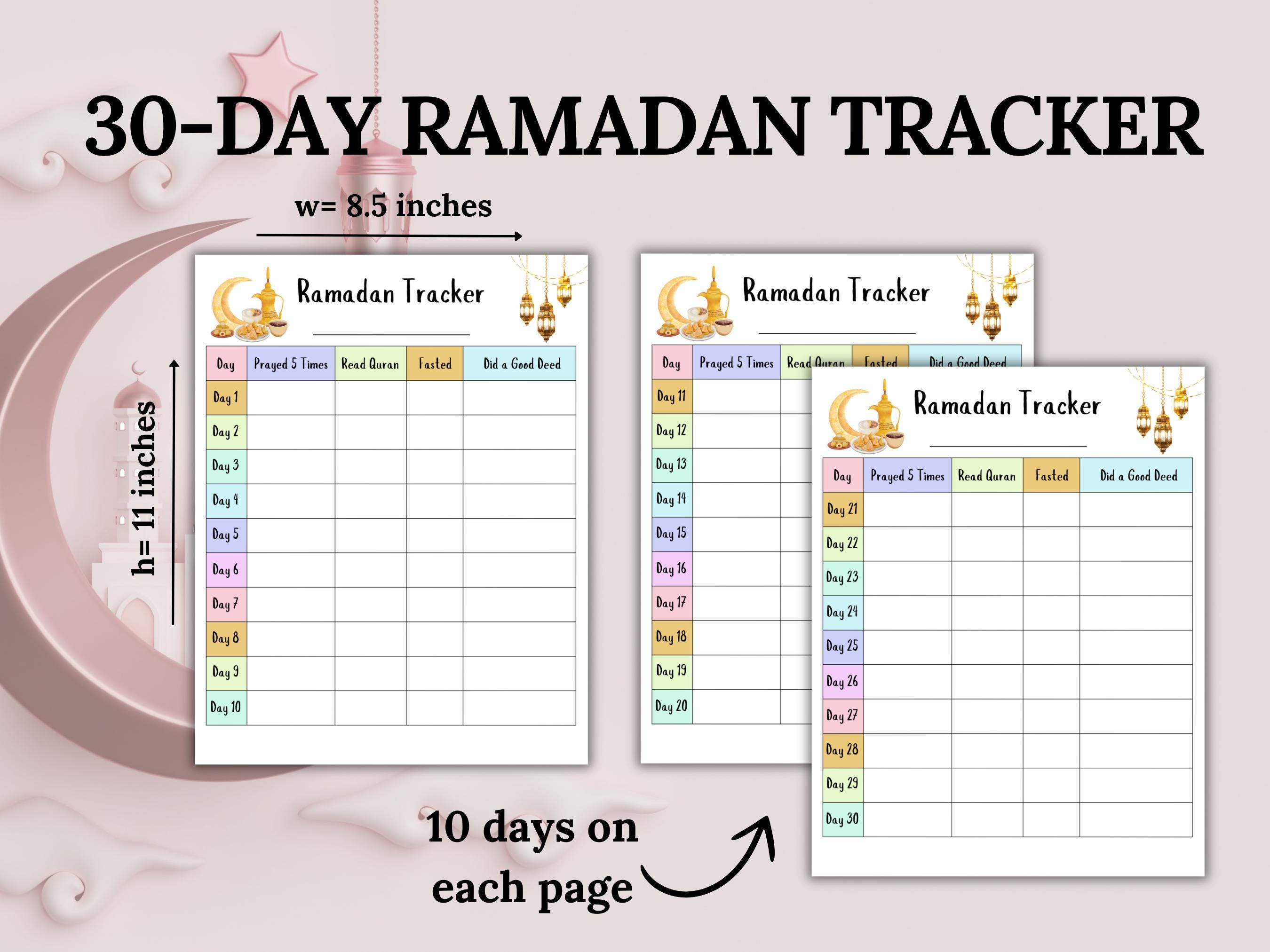 30 Ramadan Kindness Cards Printable, Ramadan Countdown Cards, Childrens ...