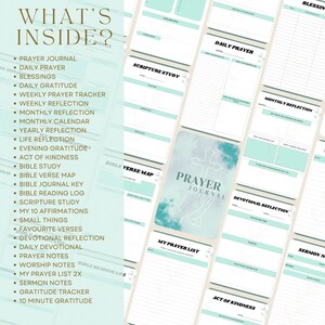 Prayer Journal | Bible Study | Gratitude Journal | Digital Planner ...