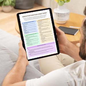 ADHD Cheat Sheet, Attention Deficit Hyperactivity Disorder Therapy ...