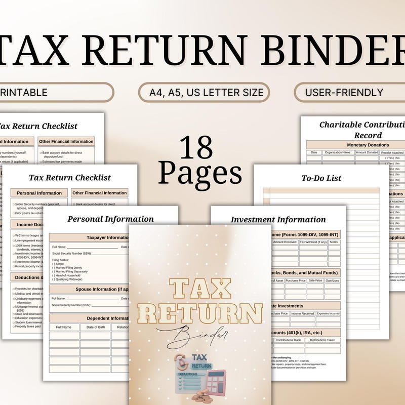 Income Tax Return Document Bfdi Plush - Etsy New Zealand