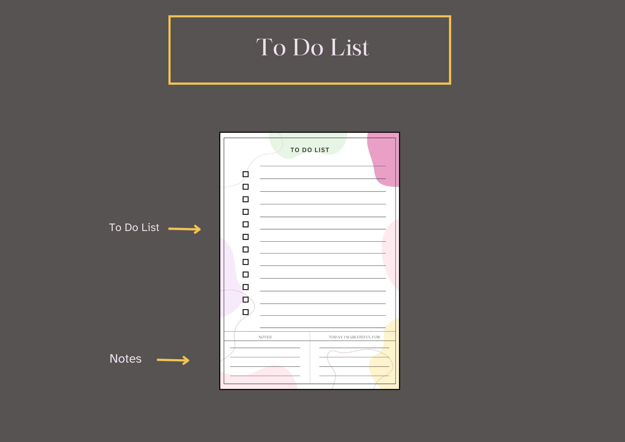Printable Daily Weekly Planner to Do List Planner Bundle Weekly ...