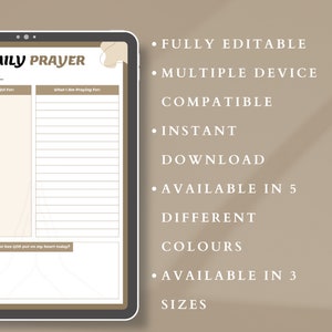 Prayer Journal | Bible Study | Gratitude Journal | Digital Planner ...