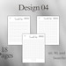 Printable A5 Swatch Test Journal Page - 60, 90, 120 Marker Swatch ...