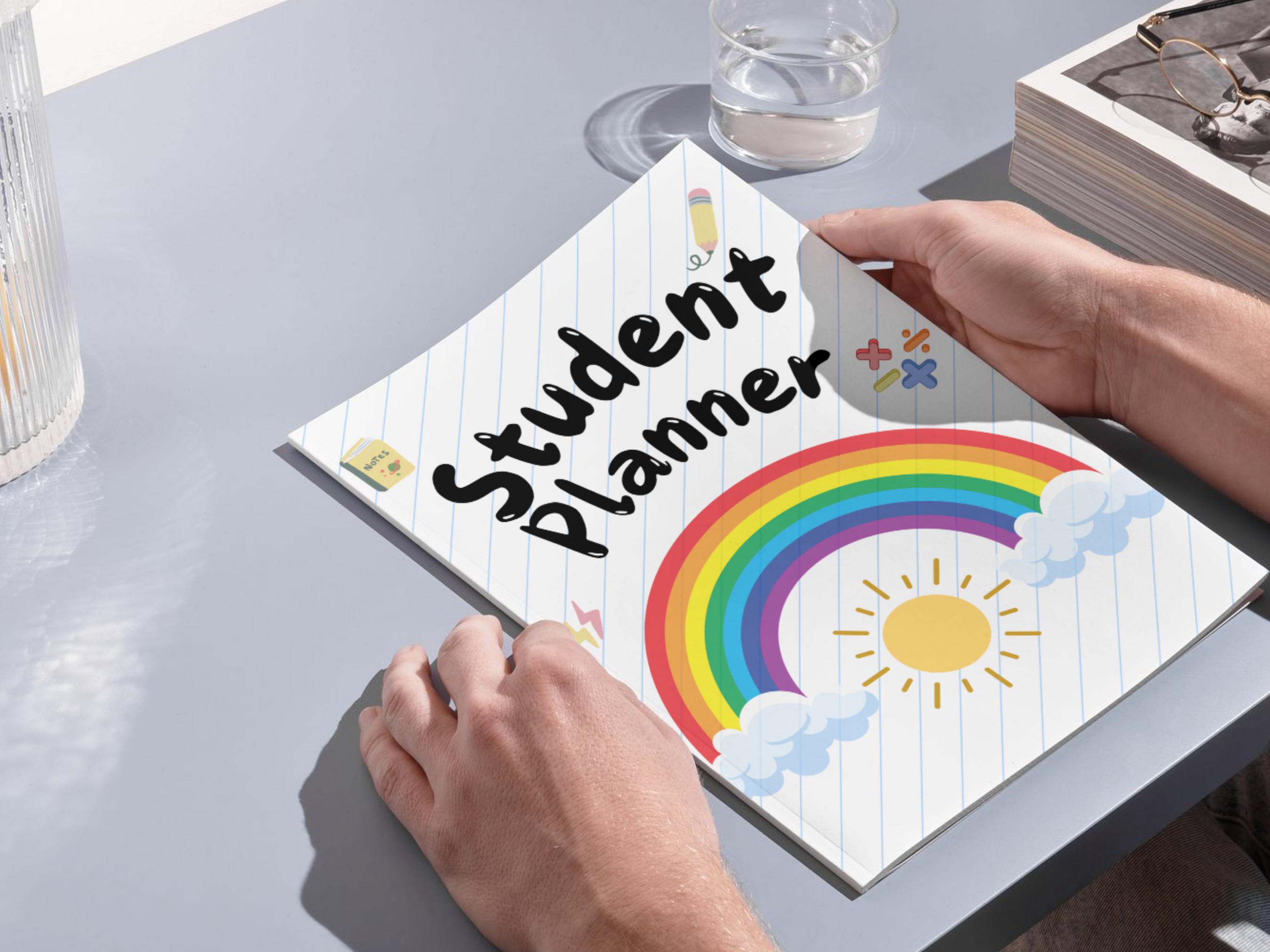 Printable Planner, Printable Student Planner Bundle, Study Planner ...