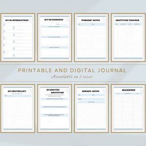 Prayer Journal | Bible Study | Gratitude Journal | Digital Download PDF ...