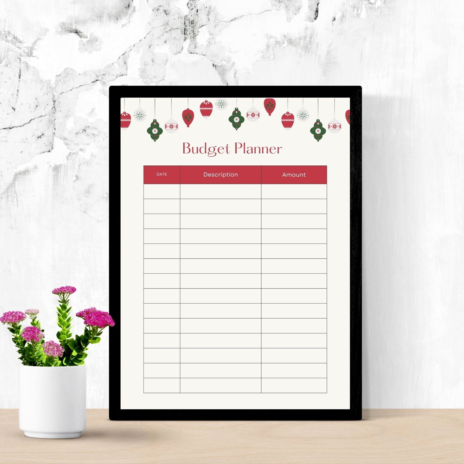 Christmas Budget Tracker Printable, Christmas Budget Planner, Xmas ...