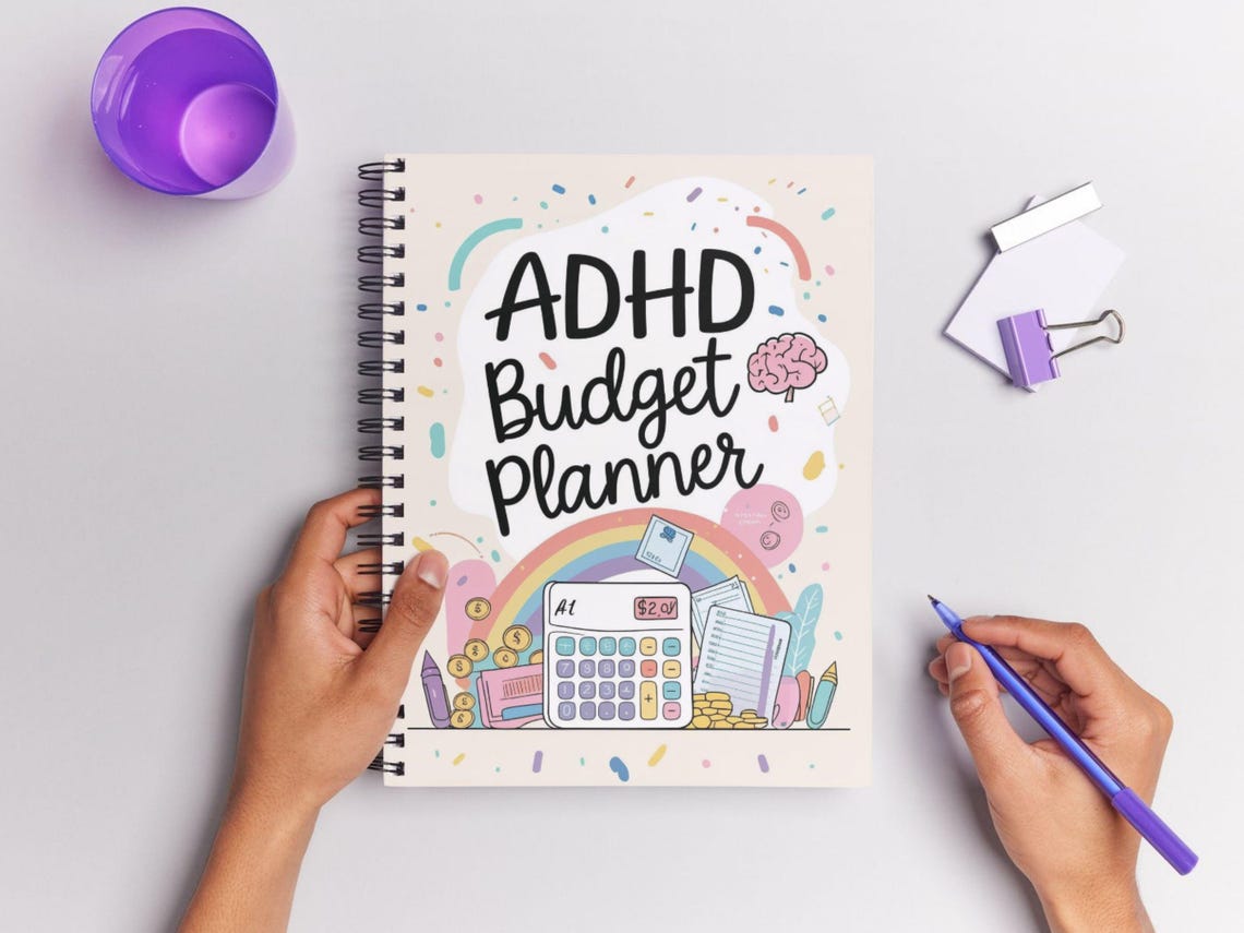 ADHD Budget Planner Printable | Easy Monthly & Biweekly Budget ...