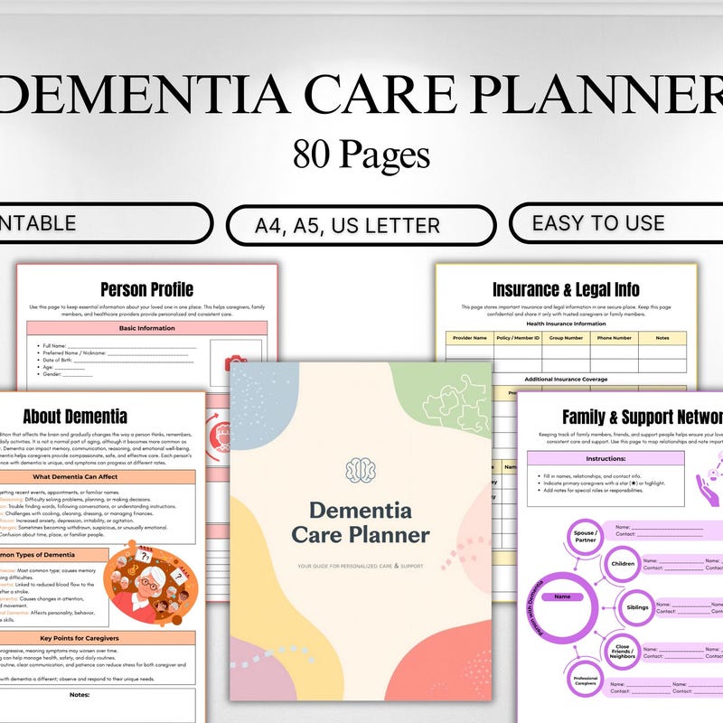 Dementia Memory Binder - Etsy