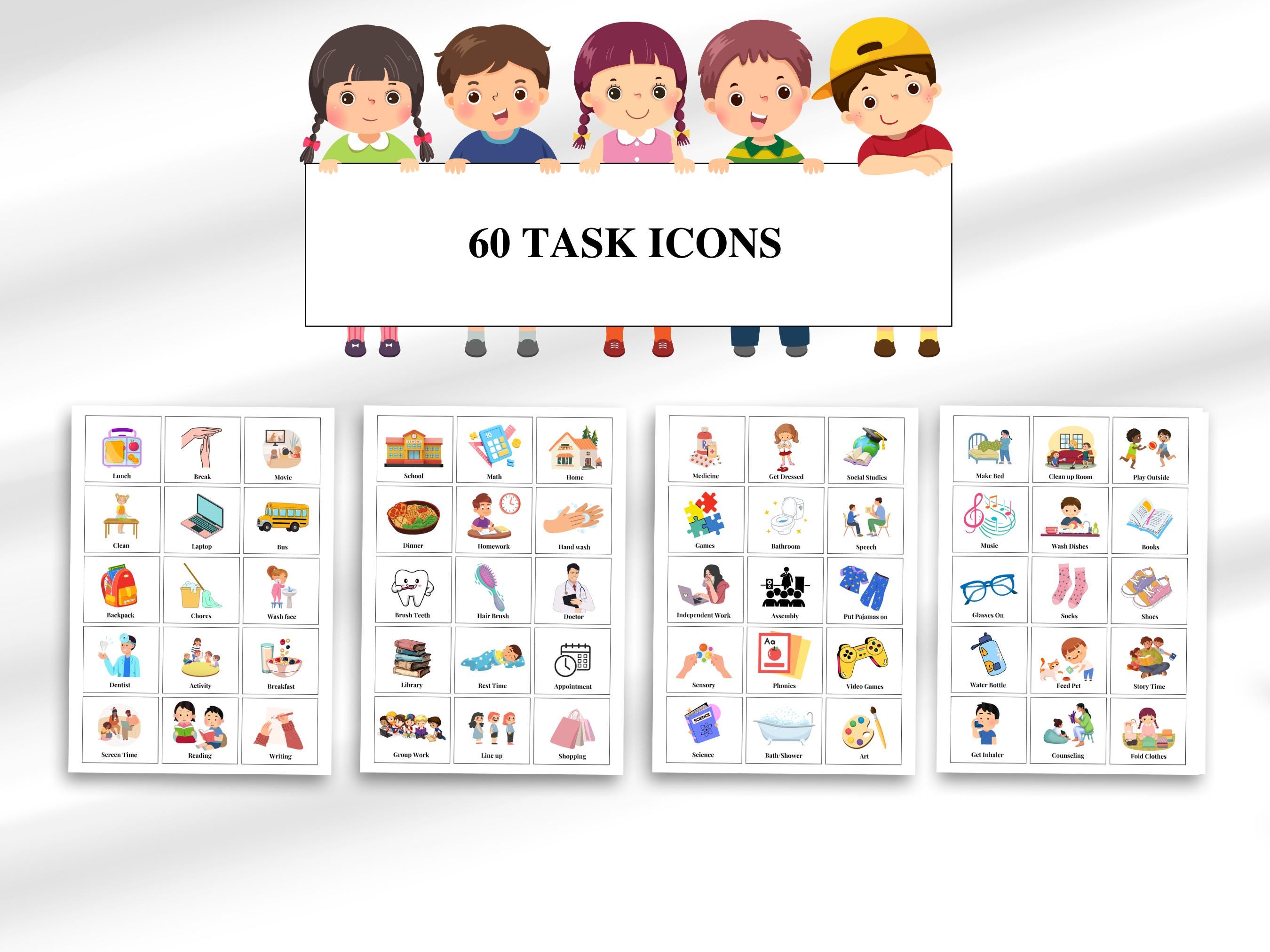 First-then Board With Tokens, Visual Support, Behavior Support, Autism ...