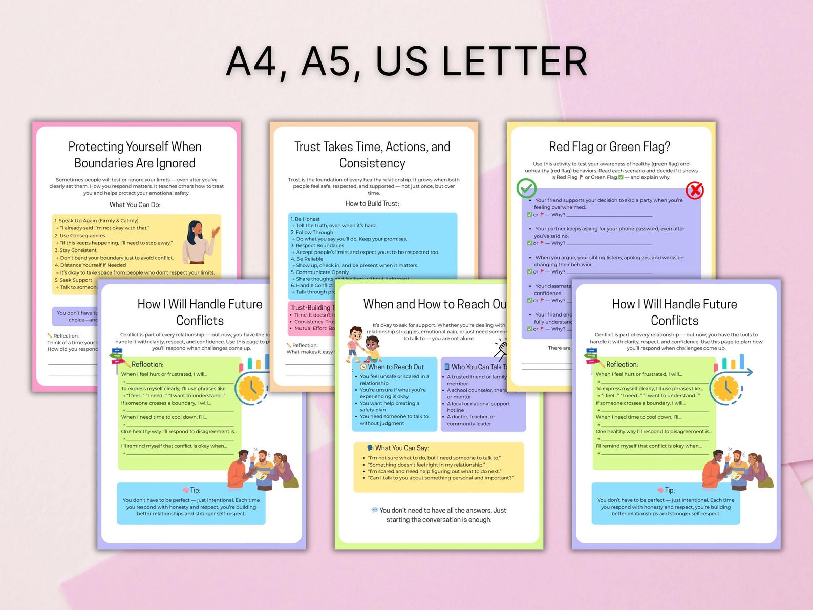 Printable Healthy Vs Unhealthy Relationships Workbook for Teens ...