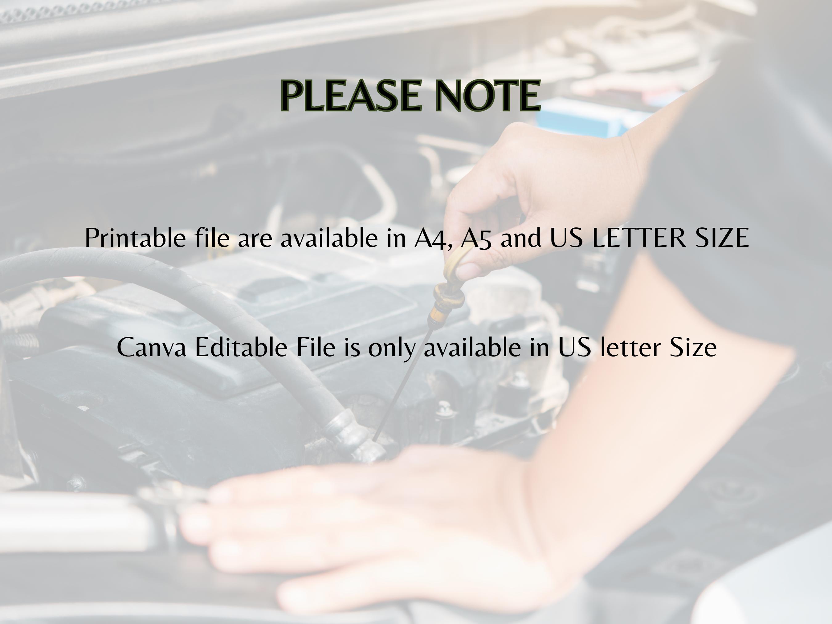 Pre-detailing SUV Inspection Checklist for Auto Detailers, Dealerships ...