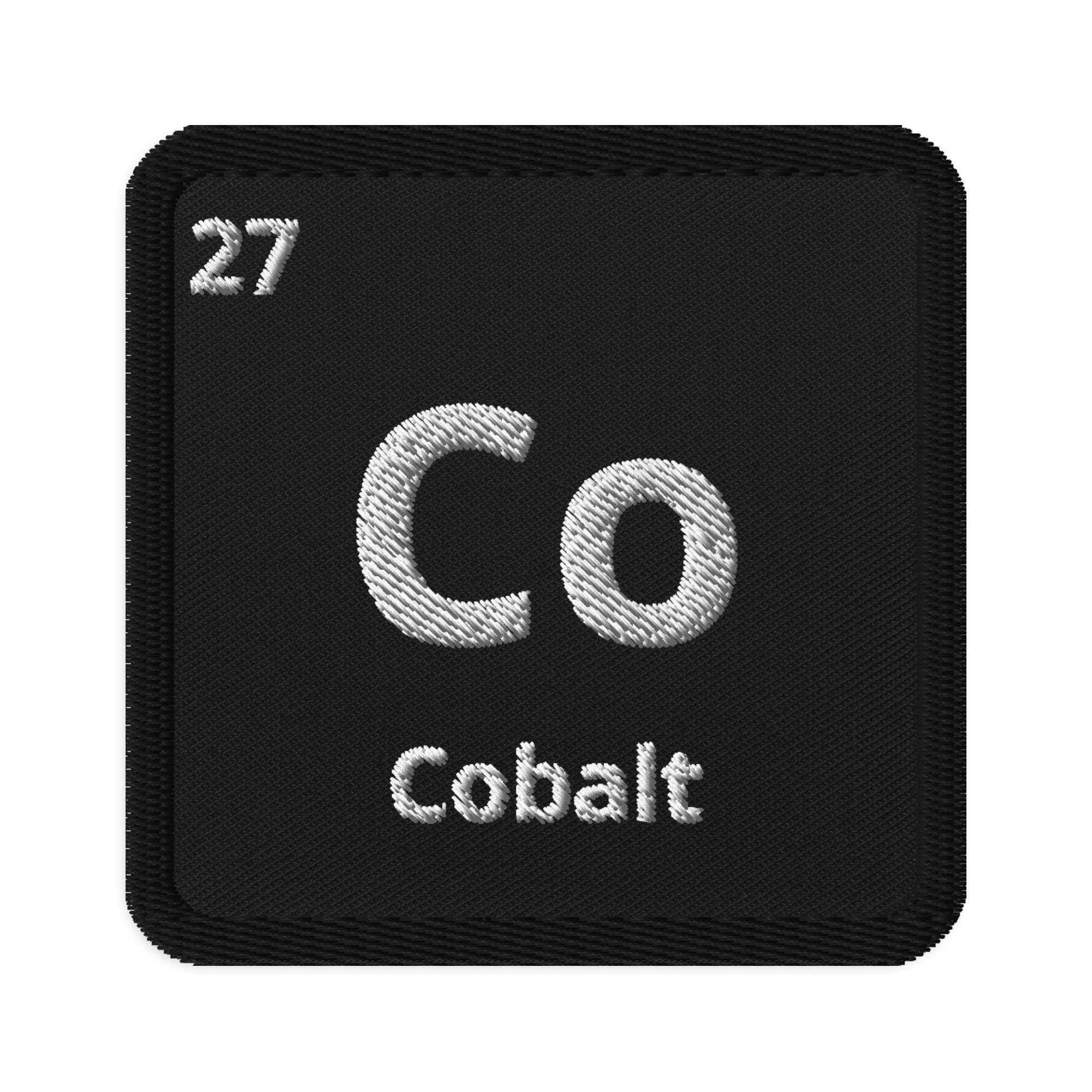 Cobalt Periodic Table Element Embroidered Iron-on or Sew-on Patch - Etsy