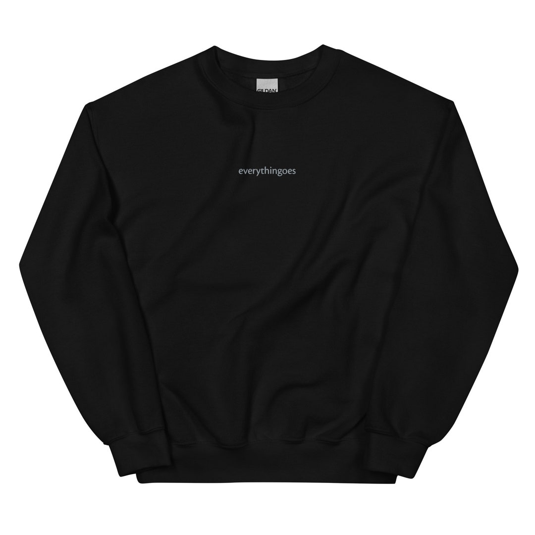 RM Mono Namjoon Everythingoes Minimal Embroidered Sweatshirt - Etsy