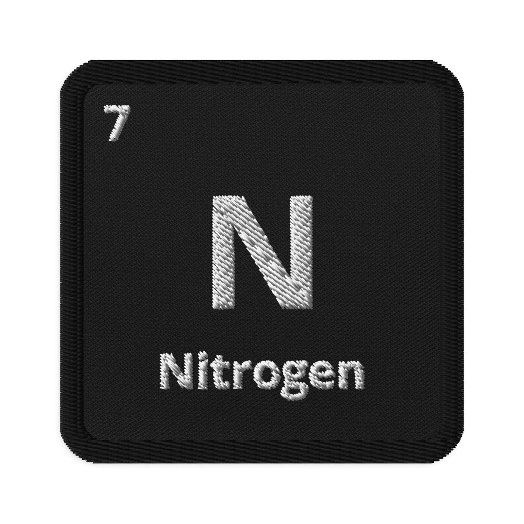 Nitrogen Periodic Table Embroidered Iron-on or Sew-on Patch - Etsy