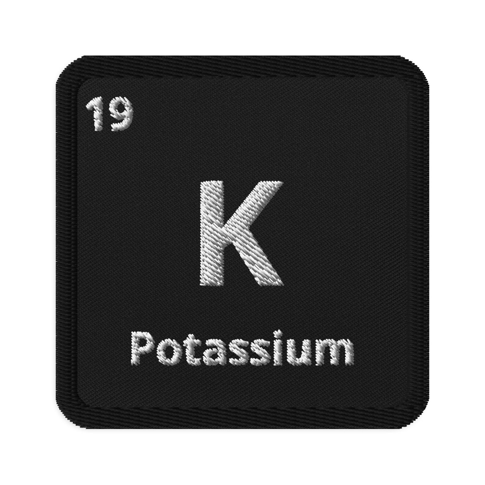 Potassium Periodic Table Embroidered Iron-on or Sew-on Patch - Etsy