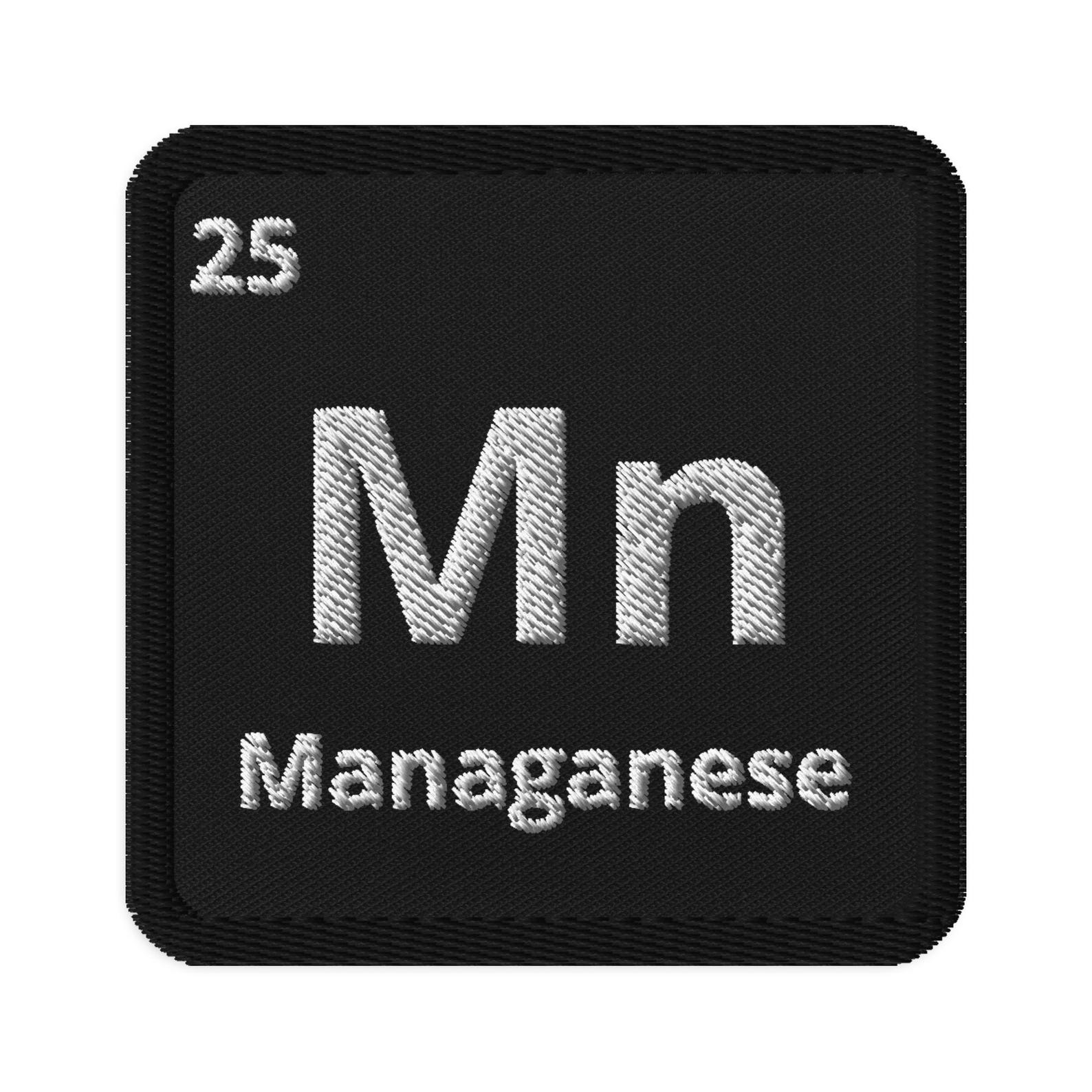 Manganese Periodic Table Element Embroidered Iron-on or Sew-on Patch - Etsy
