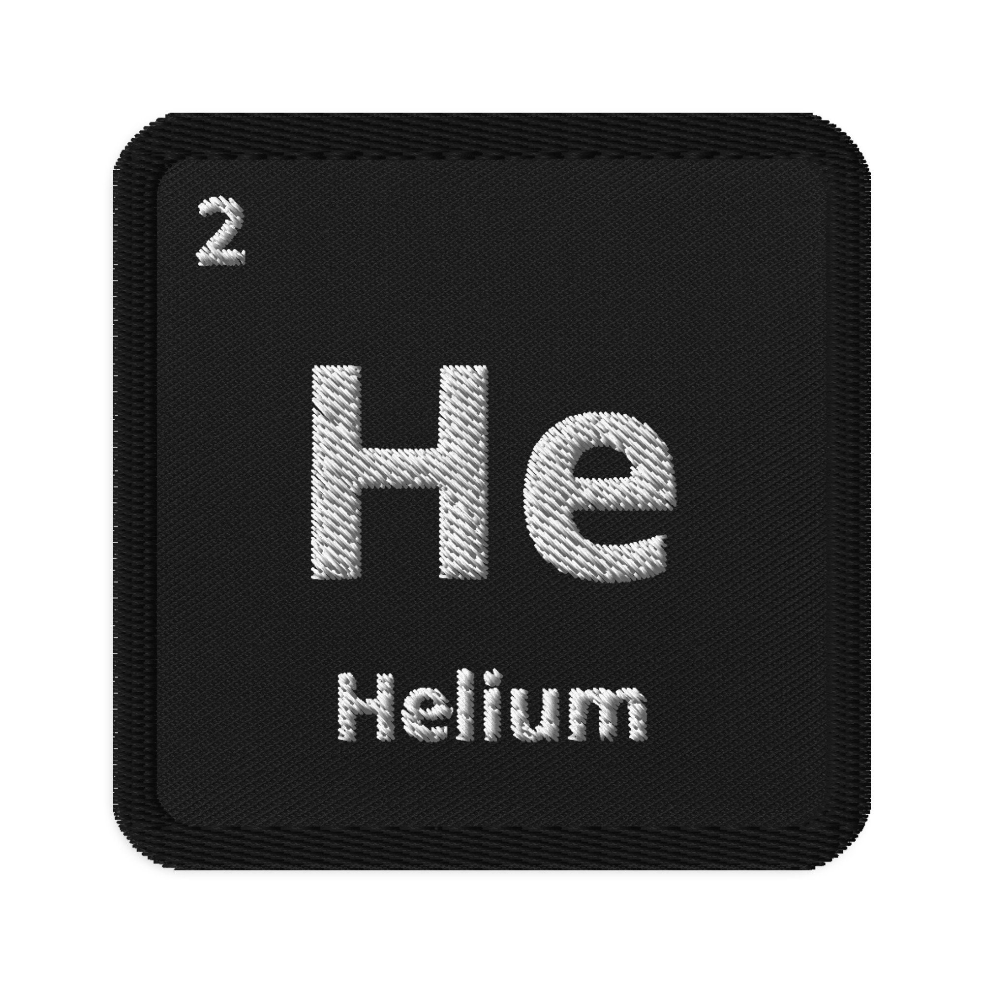 Helium Periodic Table Embroidered Iron-on or Sew-on Patch - Etsy