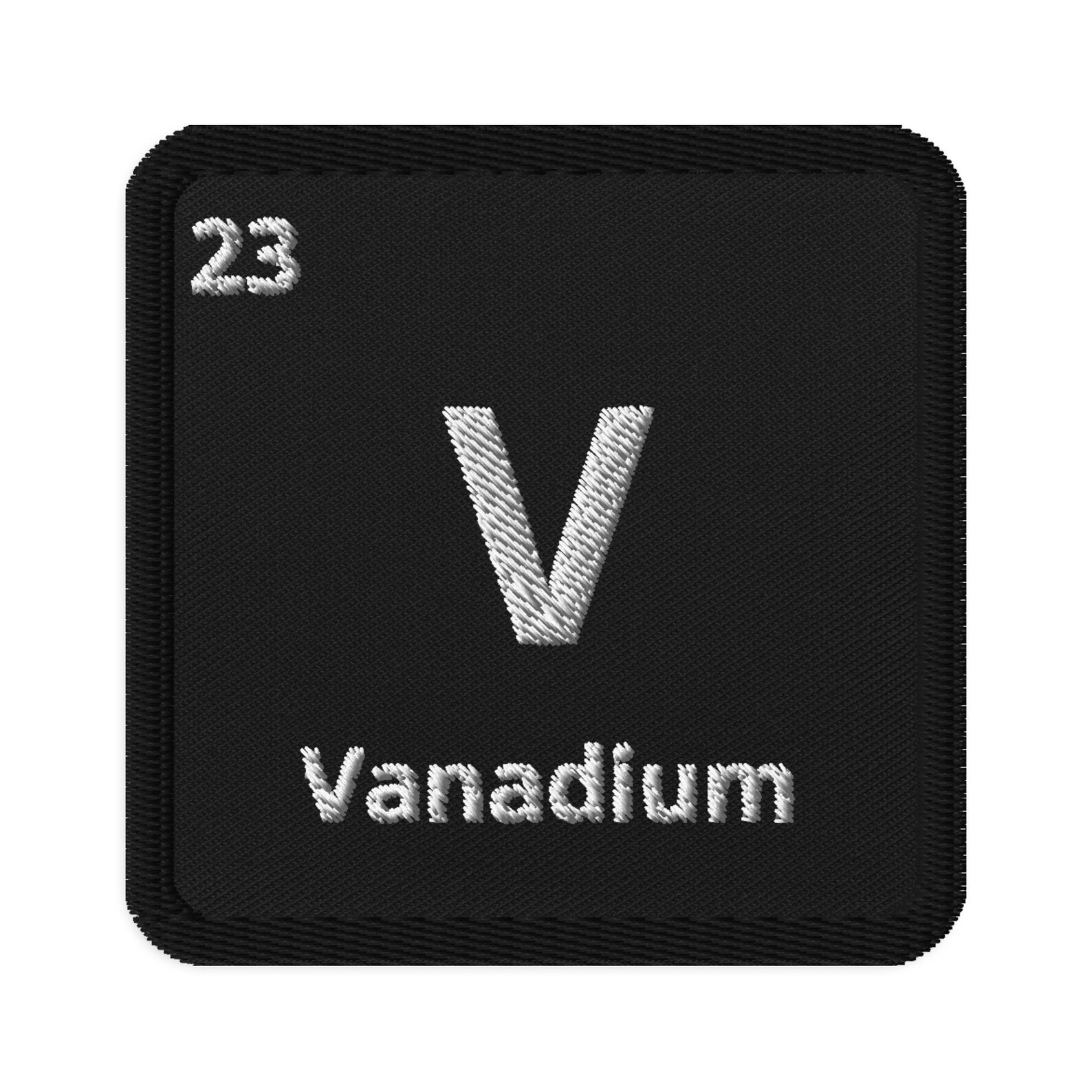 Vanadium Periodic Table Element Embroidered Iron-on or Sew-on Patch - Etsy