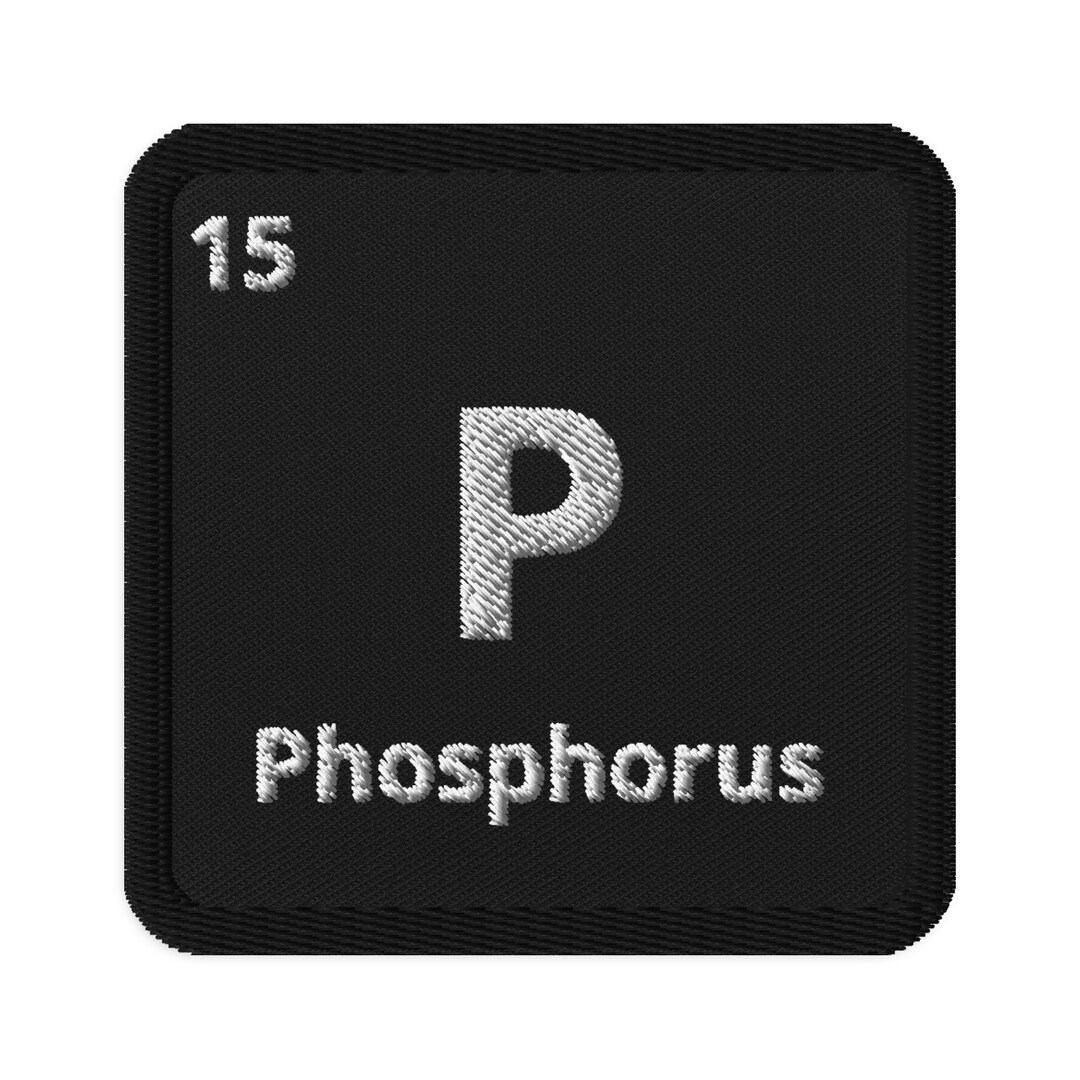 Phosphorus Periodic Table Embroidered Iron-on or Sew-on Patch - Etsy