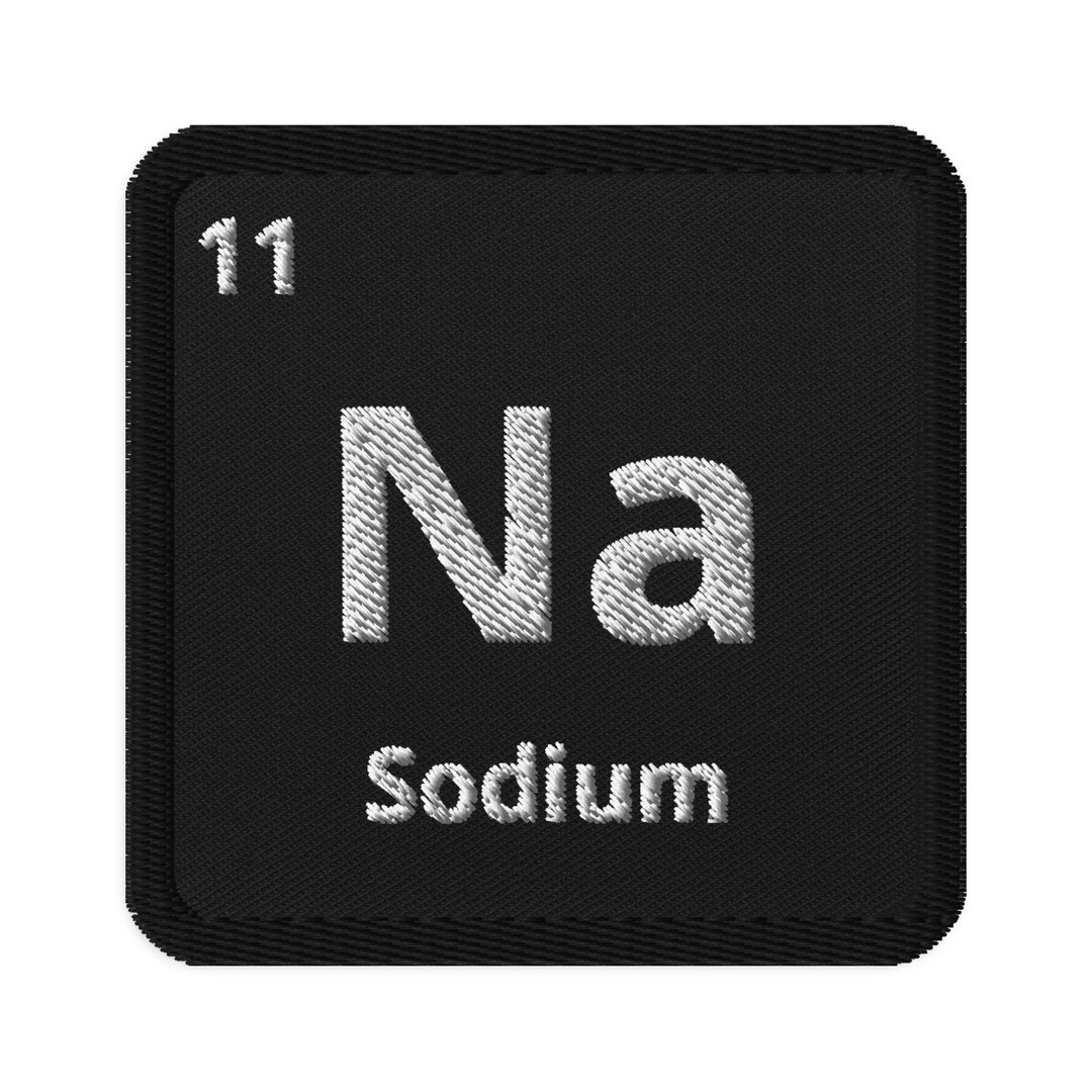 Sodium Periodic Table Embroidered Iron-on or Sew-on Patch - Etsy