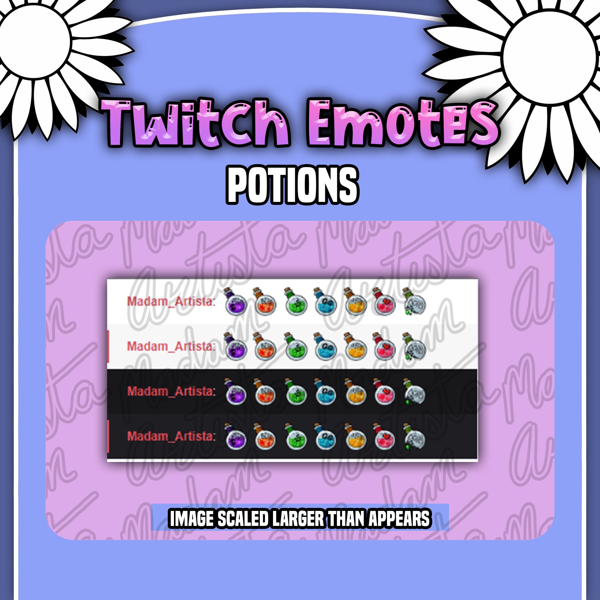 POTIONS | Emote/emotes PNG | Designed for Twitch, Discord, Youtube - Etsy