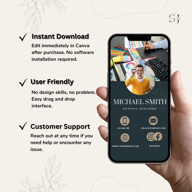 Editable Freelancer Digital Business Card, Freelance Templates ...