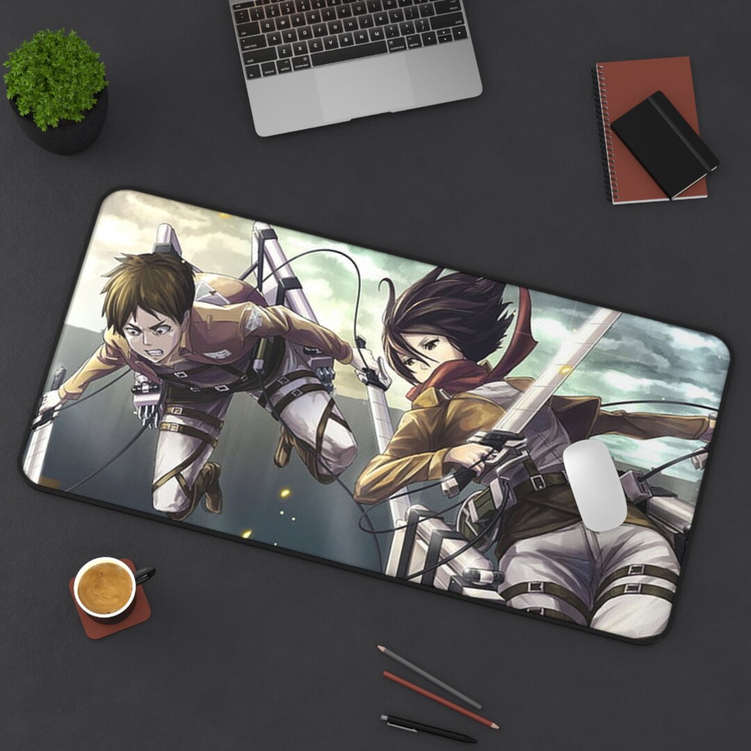 Attack on Titan Desk Mat ,anime City Desk Mat, Anime Xxl Mouse Mat ...