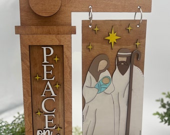 Snowman Winter Interchangeable Post Sign, Decorative Post Attachments ...