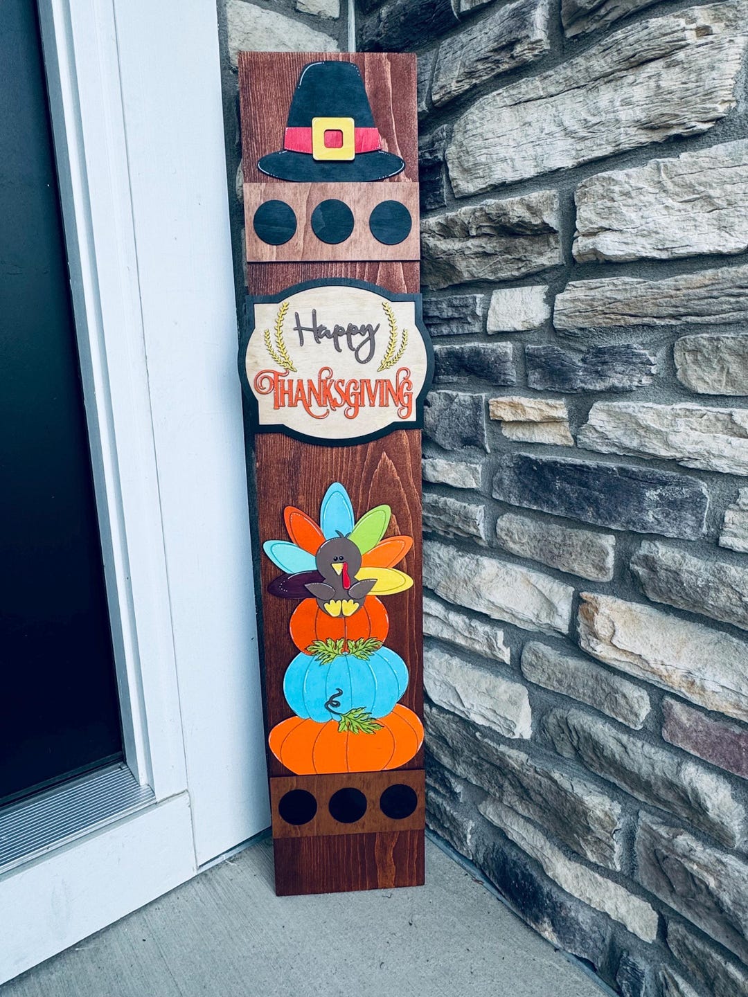 Thanksgiving Porch Door Leaner,fall Season, Fall Pumpkin, Farmhouse ...