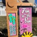 Welcome Spring, Interchangeable Post Sign, Post Attachments, Tabletop ...
