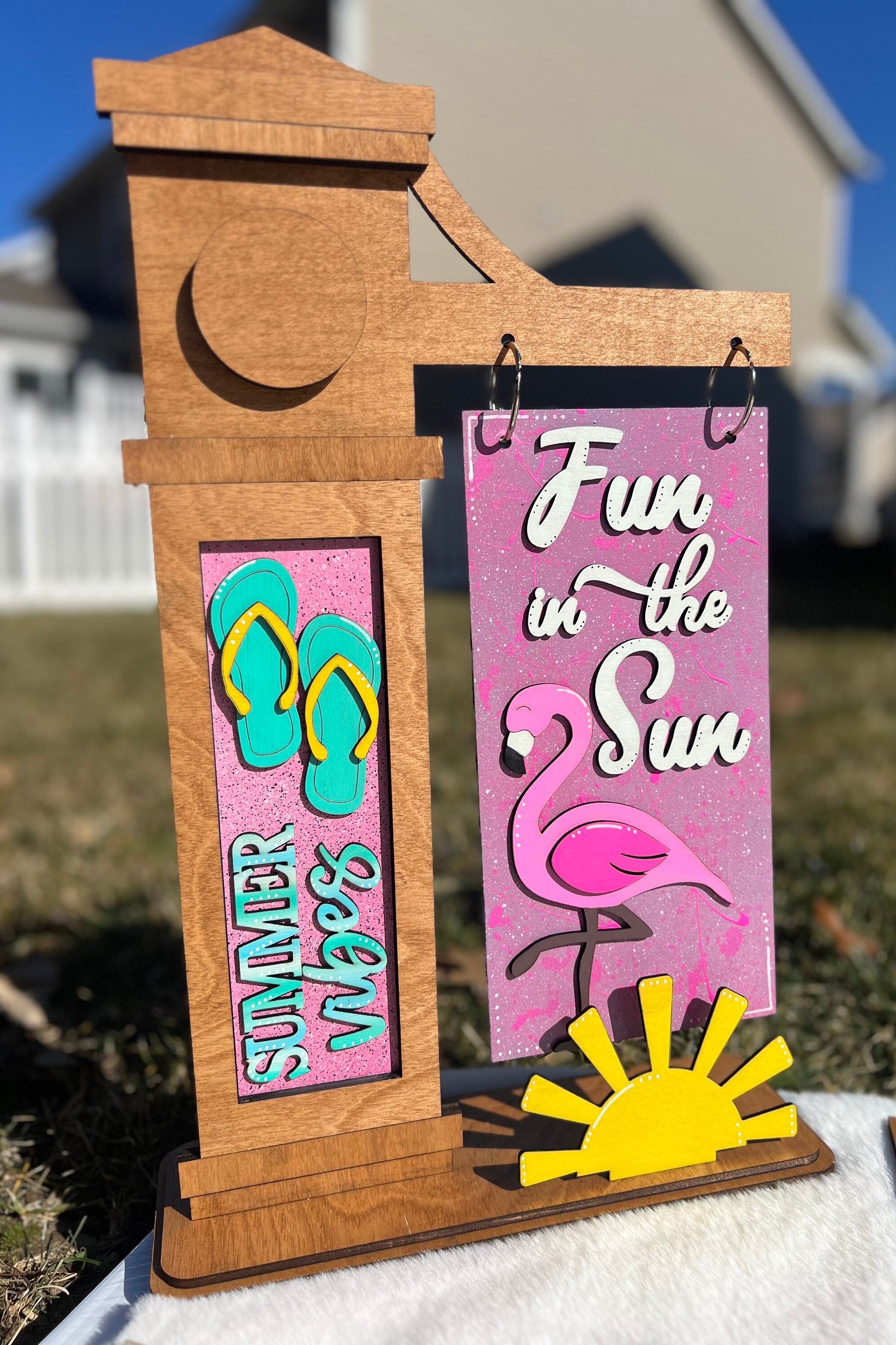 Interchangeable Sign, Multiple Season, Seasonal Decor, Farmhouse Decor ...