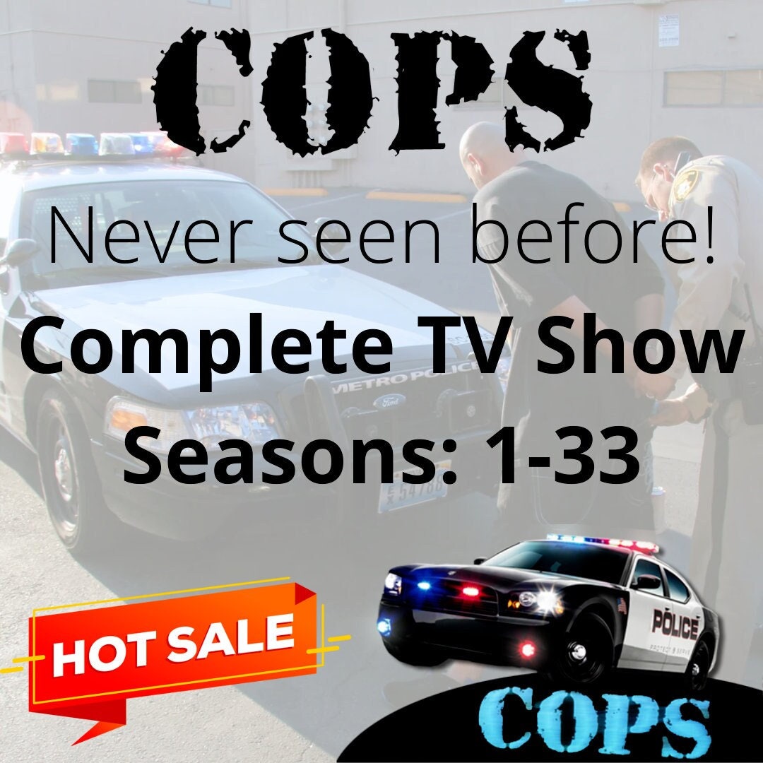 Cops Complete TV Show Series Seasons 1 33 Plus Bonus - Etsy