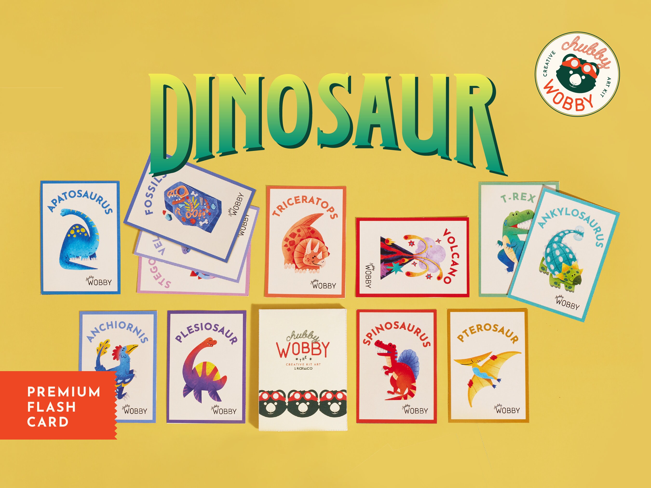 Dinosaur Printable Flashcards Coloring Cards Learning Art Cards ...