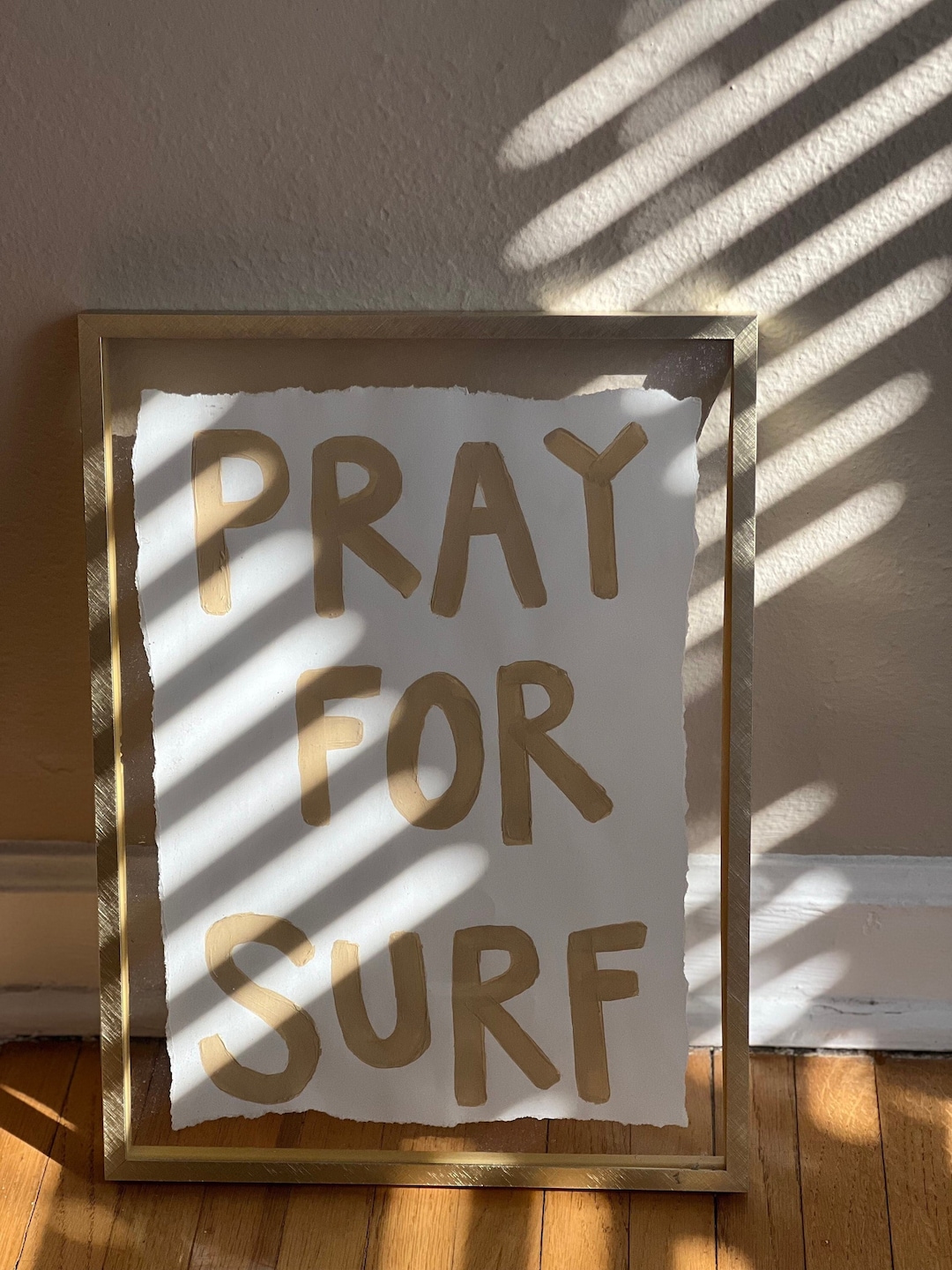 Pray for Surf Custom Art - Etsy