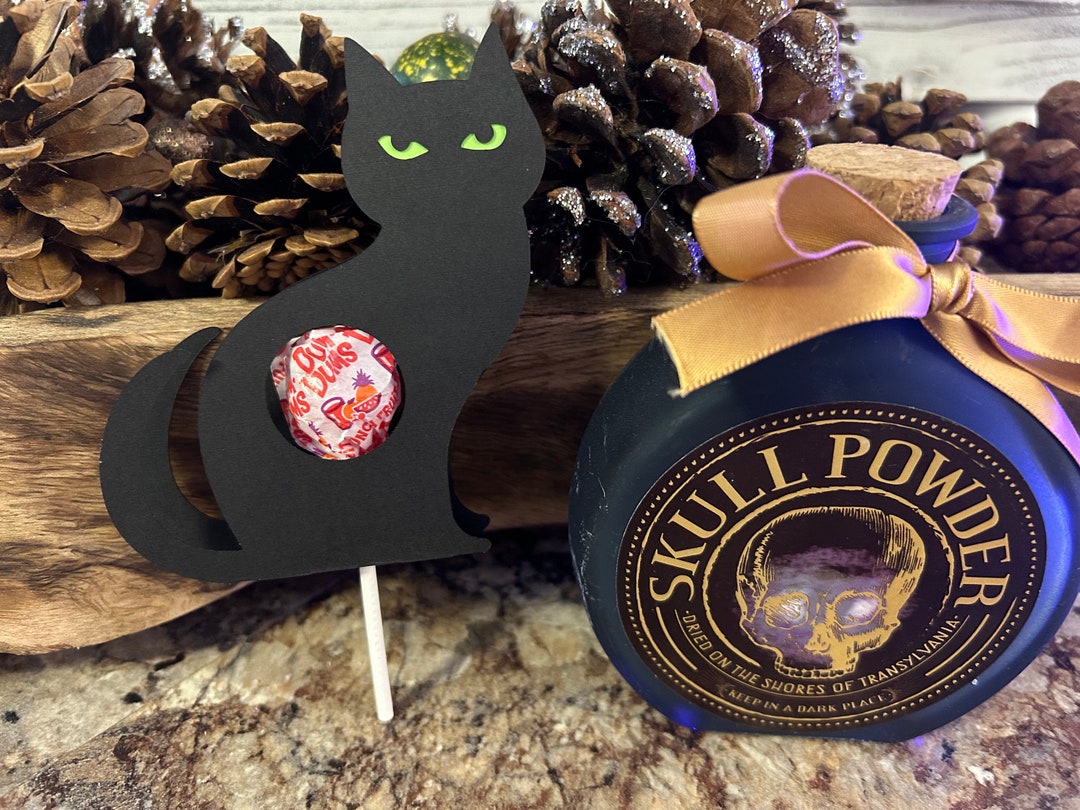Halloween Black Cat Candy Holder - Etsy