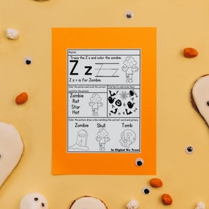 26 Halloween ABC Phonics Worksheets for Fun Learning - Preschool ...