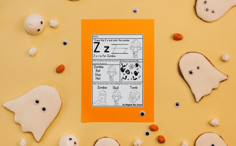 26 Halloween ABC Phonics Worksheets for Fun Learning - Preschool ...