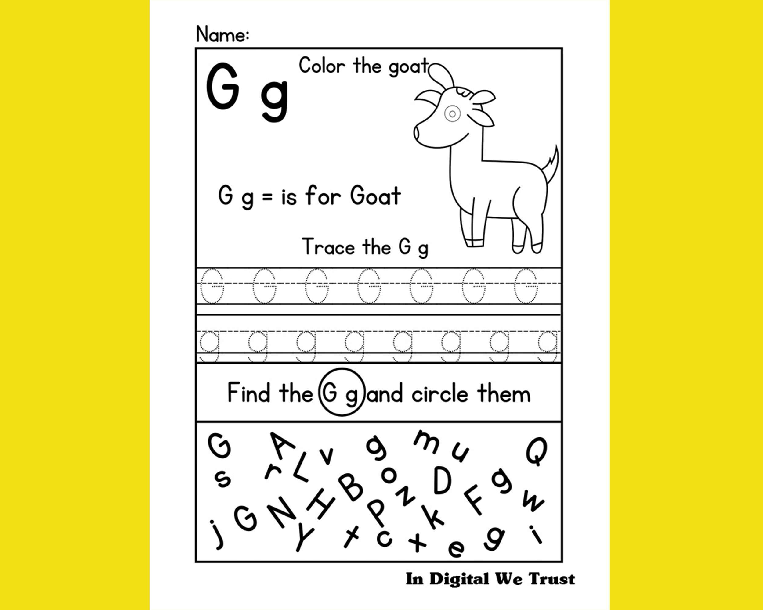 26 ABC Phonics Worksheets for Preschool & Kindergarten Coloring ...