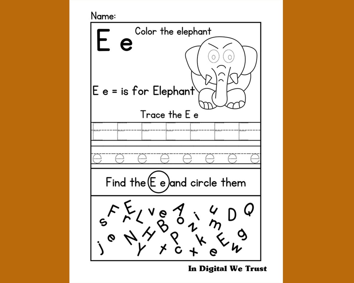26 ABC Phonics Worksheets for Preschool & Kindergarten Coloring ...