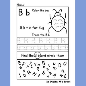 26 ABC Phonics Worksheets for Preschool & Kindergarten - Coloring ...