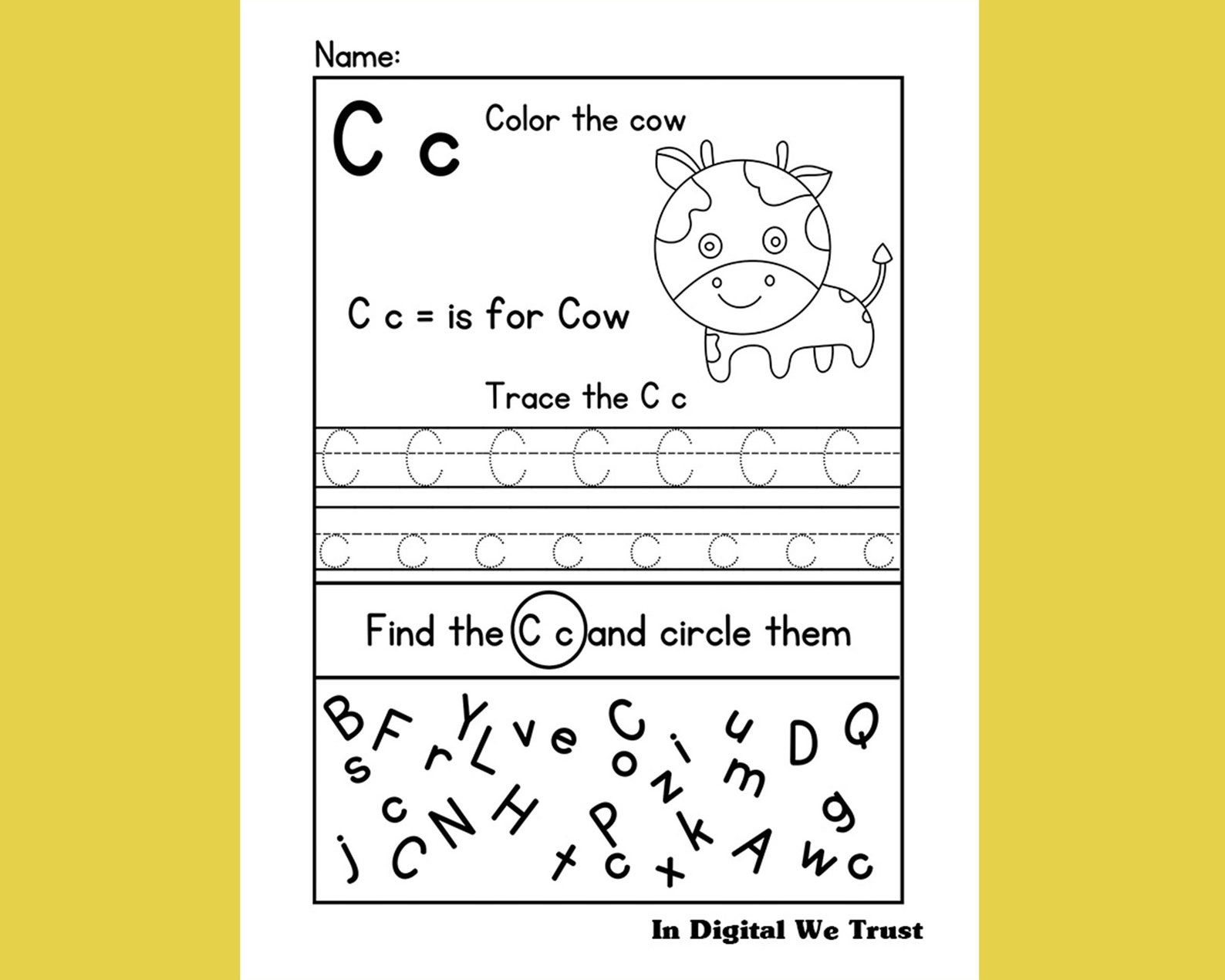 26 ABC Phonics Worksheets for Preschool & Kindergarten - Coloring ...
