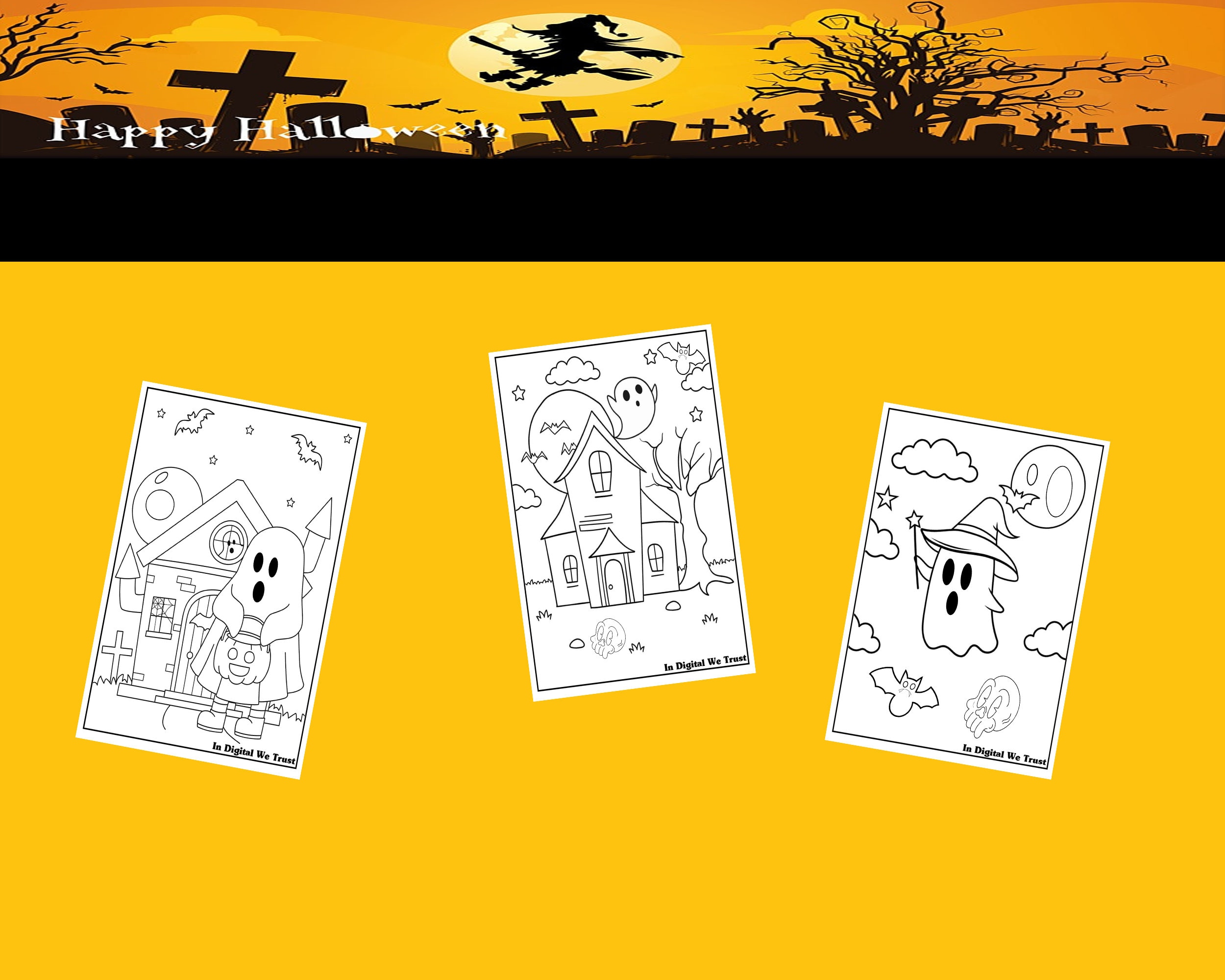 30 Printable Halloween Kids Activities: Coloring Pages & Word Search ...