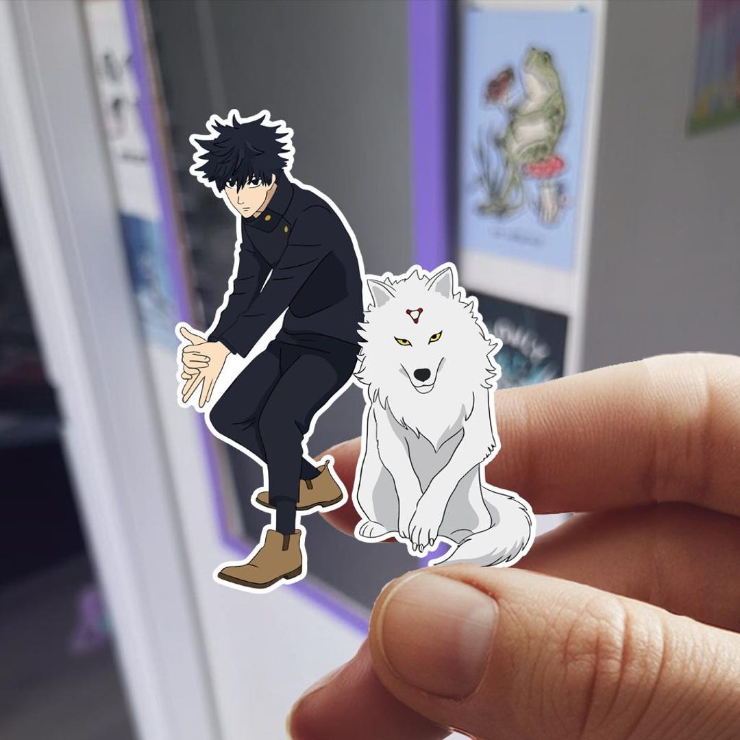 Megumi Fushiguro Ten Shadows Divine Dog - Jujutsu Kaisen - Cut-to-size ...