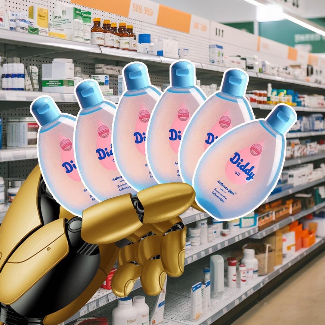 6 (six) Diddy Baby Oil Sticker – Perfect for Diddy-themed Parties (3x6 ...