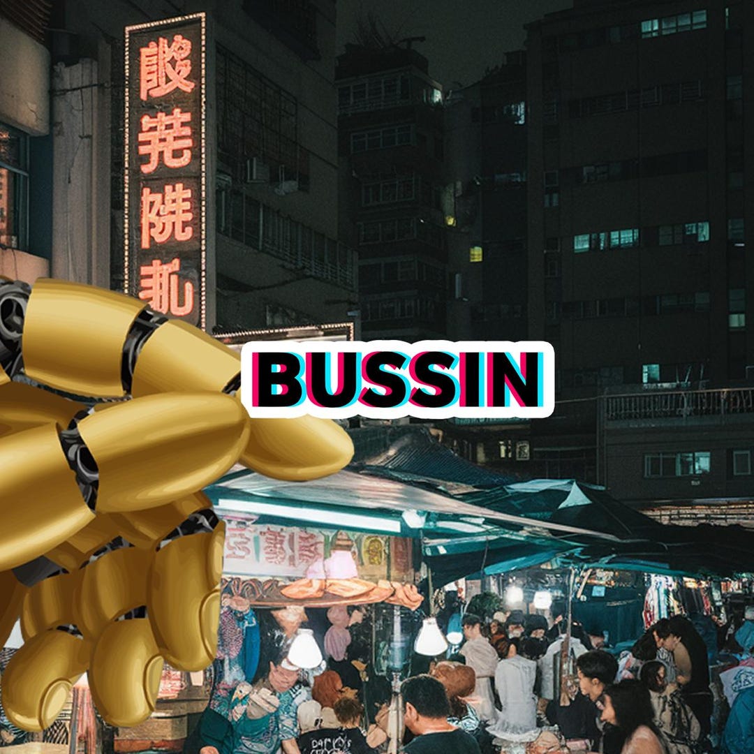 Trippie Sticker | Bussin' Slang Sticker | Funny Viral Meme Vinyl Decal ...