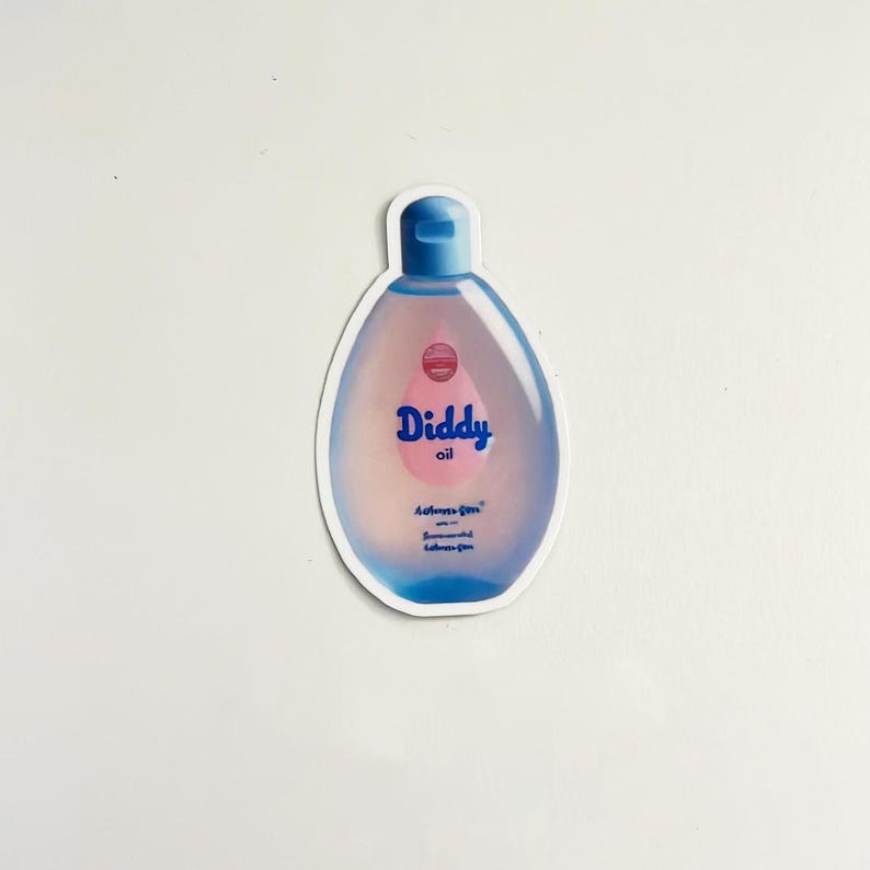 Diddy Baby Oil Sticker – Perfect for Diddy-themed Parties (3x6 Cm) - Etsy