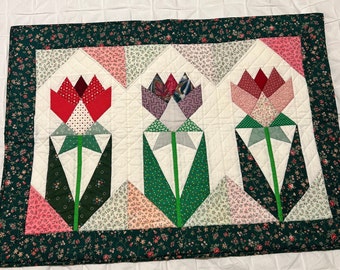 Beautiful 12 Tulip Garden Quilt Pre-cut Block Kits, LK - Etsy